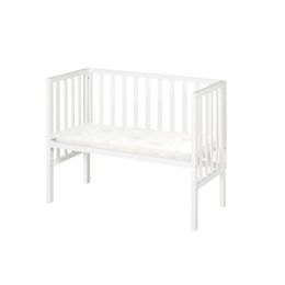 Roba Beistellbett safe asleep 2in1 h&ouml;henverstellbar mit Matratze & Barriere | Gr.: onesize