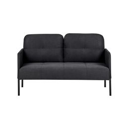 Beliani 2-Sitzer Sofa LAHTI in Grau/Schwarz - (W) 124 x (H) 70 x (L) 70 cm | Gr.: onesize