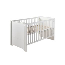 Roba Kombi-Kinderbett Maxi 3-fach h&ouml;henverstellbar, umbaubar 70 x 140 cm - Wei&szlig; | Gr.: onesize