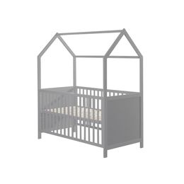 Roba Hausbett FSC zertifiziert h&ouml;henverstellbar 70 x 140 cm - Taupe | Gr.: onesize