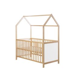 Roba Hausbett 70x140 cm FSC zertifiziert h&ouml;henverstellbar umbaubar | Gr.: onesize