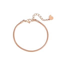 Hey Happiness Vergold. Armkette Schlangenkette Edelstahl in Rosegold - (L) 15,5-20 cm | Gr.: onesize
