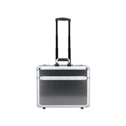 alumaxx 2-Rollen Pilotenkoffer 48 cm Laptopfach in silber-carbon | Gr.: onesize