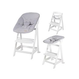 Treppenhochstuhl 'Born Up' Set 2in1 - 'Roba Style grau' - mit Liegefunktion | Gr.: onesize