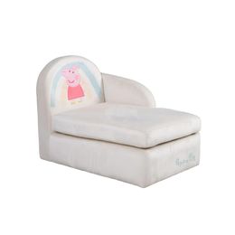 Roba Kindercouch Peppa Pig, Lounge-Stil, Beige/Rosa, belastbar bis 80 kg | Gr.: onesize