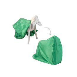 Roba Abdeckplane f&uuml;r Voltigier- & Spielpferd aus wetterfestem Kunststoff, gr&uuml;n | Gr.: onesize