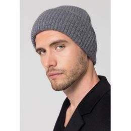 Style Republic Chunky Beanie Herren in grey melange | Gr.: onesize