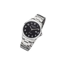 Regent Uhren Analog-Armbanduhr Regent Metallarmband silber mittel (ca. 39mm) | Gr.: onesize