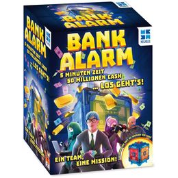MEGABLEU Bank Alarm Spiel Elektronisches Brettspiel Tresor knacken R&auml;tsel 2-4 Spieler 7+ | Gr.: onesize