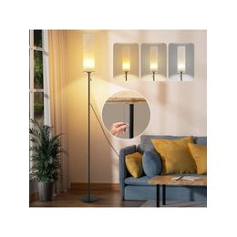 ZMH Stehlampe in wei&szlig; Eckig dimmbar B 10.5cm | Gr.: onesize
