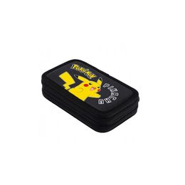 Pok&eacute;mon Pok&eacute;mon Federmappe mit Inhalt Pikachu Design 2-F&auml;cher in Schwarz | Gr.: onesize