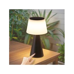 ZMH Tischleuchte LED in schwarz Solarenergie Touch Dimmbar 3600mhA Kabellos Akku | Gr.: onesize
