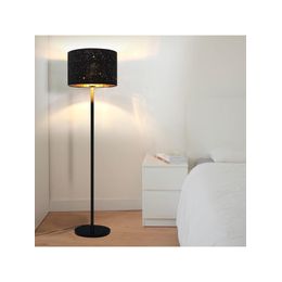 ZMH Stehlampe in schwarz E27 H 144cm Sternenhimmel Design | Gr.: onesize