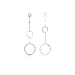 Elli Ohrringe 925 Sterling Silber Kreis in Silber | Gr.: onesize