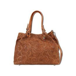Florence Schultertasche Wildleder braun ca. 36cm | Gr.: onesize