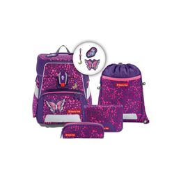Step By Step Space Shine Schulranzen-Set 5-teilig in Butterfly Night Ina | Gr.: onesize
