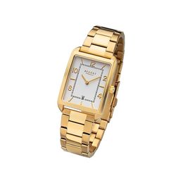 Regent Uhren Analog-Armbanduhr Regent Metallarmband gold extra gro&szlig; (ca. 28,5x41,5mm) | Gr.: onesize