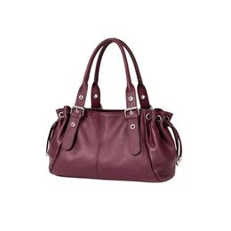 Collezione Alessandro Schultertasche " Bergamo " in bordeaux | Gr.: onesize