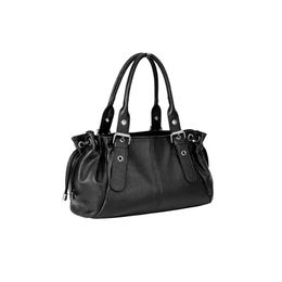 Collezione Alessandro Schultertasche " Bergamo " in schwarz | Gr.: onesize
