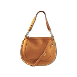 Florence Schultertasche, Umh&auml;ngetasche Leder tan, braun ca. 36cm | Gr.: onesize