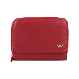 Golden Head Polo Geldb&ouml;rse RFID Leder 11,5 cm in rot | Gr.: onesize