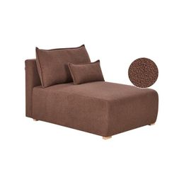 Beliani Sofaelement NERBO in Braun - (W) 100 x (H) 97 x (L) 154 cm | Gr.: onesize