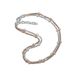 SilberDream Fu&szlig;kette Silber 925 Sterling Silber, vergoldet (Ros&eacute;gold 333) ca.23 bis 26cm | Gr.: onesize