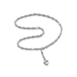 SilberDream Fu&szlig;kette Silber 925 Sterling Silber ca. 25cm Herz | Gr.: onesize