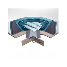 Beliani Zubeh&ouml;r f&uuml;r Wasserbetten SOLERS in Wei&szlig; - (W) 180 x (H) 20 x (L) 200 cm | Gr.: onesize