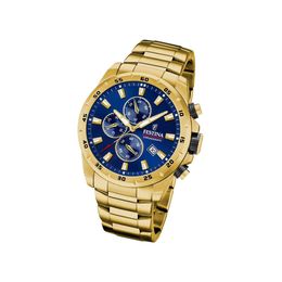 Analog-Armbanduhr Festina Chronograph Sport gold gro&szlig; (ca. 45mm) | Gr.: onesize