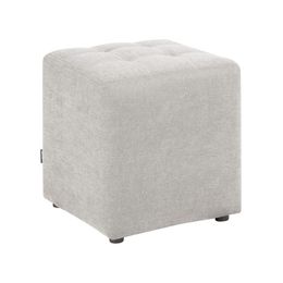 Beliani Pouf KANSAS in Grau - (W) 38 x (H) 39 x (L) 38 cm | Gr.: onesize