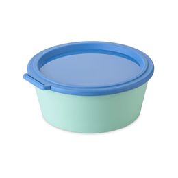 Koziol NORA BOX 1,3l - Schale 1,3l mit Deckel in sweet green/strong blue | Gr.: onesize
