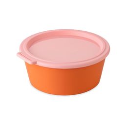Koziol NORA BOX 1,3l - Schale 1,3l mit Deckel in strong coral/sweet pink | Gr.: onesize