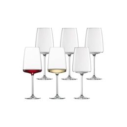 Zwiesel Glas 6er Set Weingl&auml;ser Vivid Senses 535 ml in transparent | Gr.: onesize