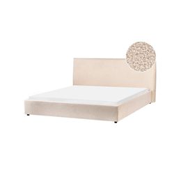 Beliani Wasserbett LAVAUR in Beige - (W) 203 x (H) 100 x (L) 220 cm | Gr.: onesize