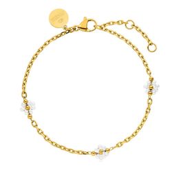 PURELEI Armband - Armband Linen Blossom - Gr. ONE SIZE - in Gold - f&uuml;r Damen