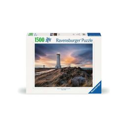 Ravensburger Puzzle 1.500 Teile Magische Stimmung &uuml;ber dem Leuchtturm von Akranes, Island in bunt | Gr.: onesize