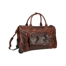 Green Burry Greenburry Reisetasche Rugged Trolley Traveller in Teak Brown | Gr.: onesize