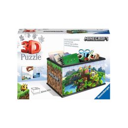 Ravensburger Puzzle 216 Teile Bauspiel Aufbewahrungsbox Minecraft in bunt | Gr.: onesize
