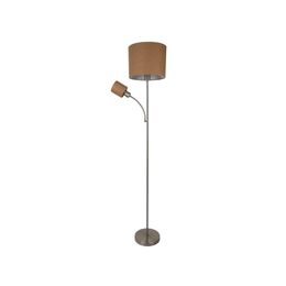 N&auml;ve n&auml;ve Stehleuchte "FILOMENA" in nickelmatt - (L)30 cm x (B)30 cm x (H)165 cm | Gr.: onesize