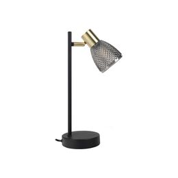 N&auml;ve n&auml;ve Tischleuchte "LINDITA" in schwarz - (L)12 cm x (B)12 cm x (H)35.5 cm | Gr.: onesize