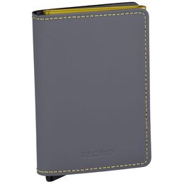 Secrid Geldb&ouml;rse Slimwallet Matte in Grey-Lime | Gr.: onesize