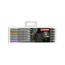Papeterie/PBS - Premium Metallic-Filzstift - Stabilo Pen 68 metallic - 6er Pack | Gr.: onesize