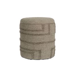 FineBuy Hocker und Sitzs&auml;cke in Braun / Stoff / 40x40x45 | Gr.: onesize