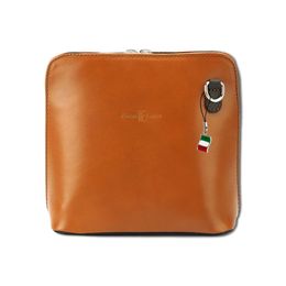 Florence Umh&auml;ngetasche, Schultertasche Leder cognac, braun ca. 17cm | Gr.: onesize