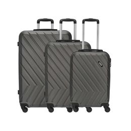 PAKLITE Quick Trolley Set 3tlg. (grau/anthrazit) in grau/anthrazit | Gr.: onesize