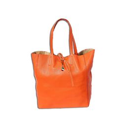 Florence Shopper, Schultertasche Leder orange ca. 30cm | Gr.: onesize