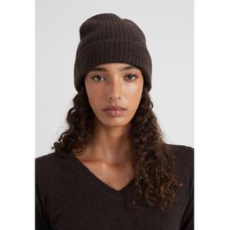 Style Republic Classic Kaschmir Beanie in coffee | Gr.: onesize