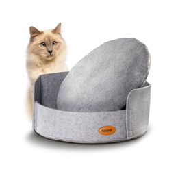 Knupis Katzenbett - Aus Nachhaltigem Filz - Mit Kissen Waschbar - Weich & | Gr.: onesize