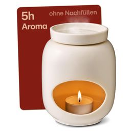 Praknu Duftlampe Keramik 100ml &ndash; Teelicht Aromalampe f&uuml;r &Ouml;le & Duftwachs | Gr.: onesize